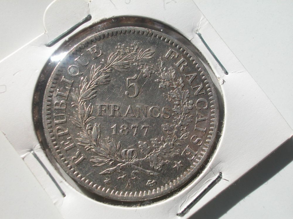 France 5 Francs 1877 Silber vorz. | Kaufen auf Ricardo