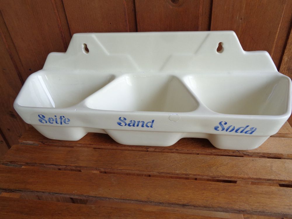 FÜR DIE ANTIKE KÜCHE SAND SEIFE SODA ORIGINAL ALT KERAMIK (Gebraucht ...