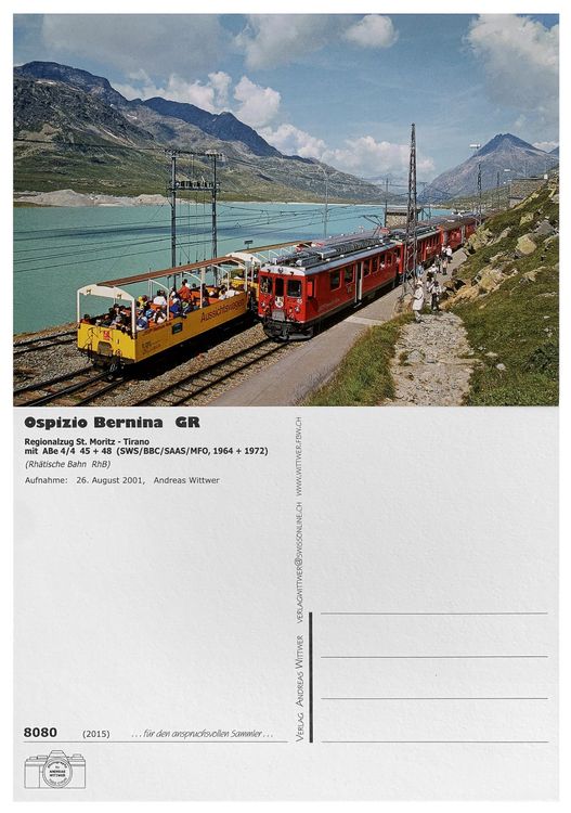 Bernina Ospizio Poschiavo Pontresina Graubünden Bahn RhB | Kaufen auf Ricardo