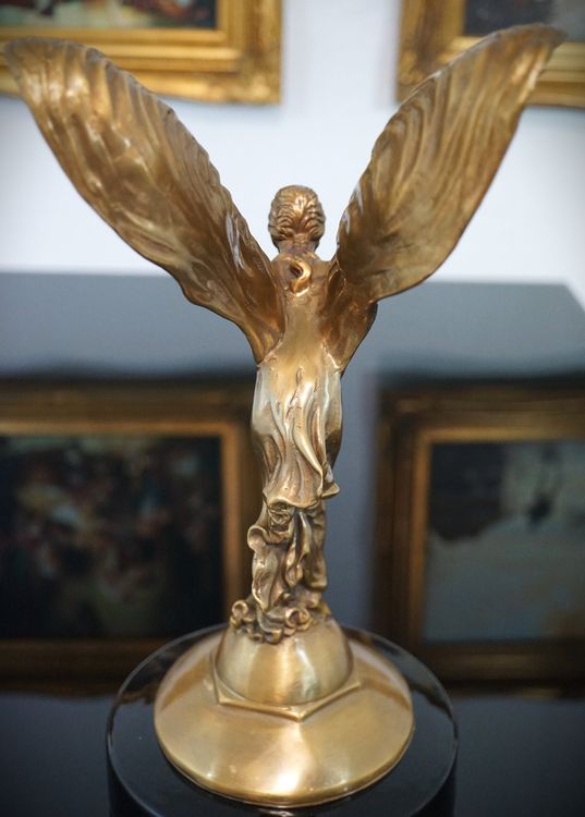 BRONZE EMILY SPIRIT OF ECSTASY ROLLS ROYCE SKULPTUR FIGUR (Gebraucht) in Vettweiß für CHF 303 ...