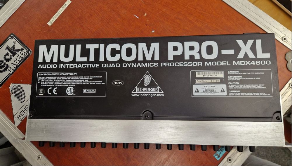 Behringer Multicom Pro-XL 19 Zoll Kompressor 4 Kanal (Gebraucht) in für ...