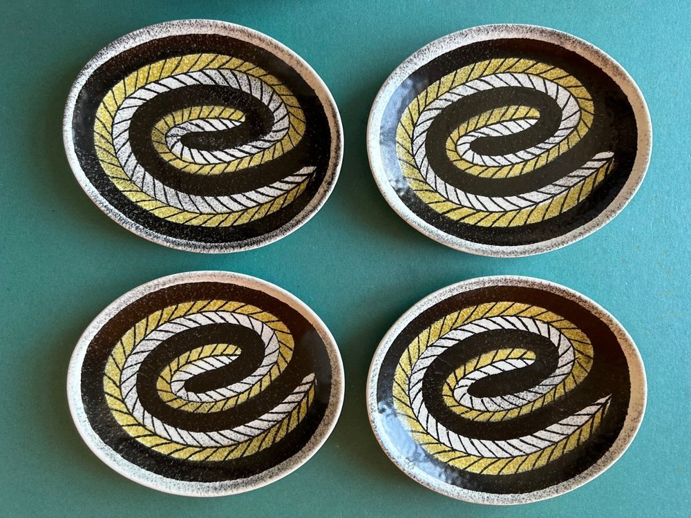 4 Teller, Design, ca 1950-1960 | Kaufen auf Ricardo