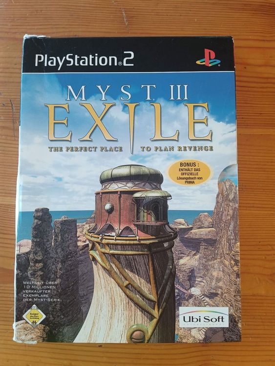 Myst 3 Exile + Lösungsbuch - PS2 Game | Kaufen auf Ricardo