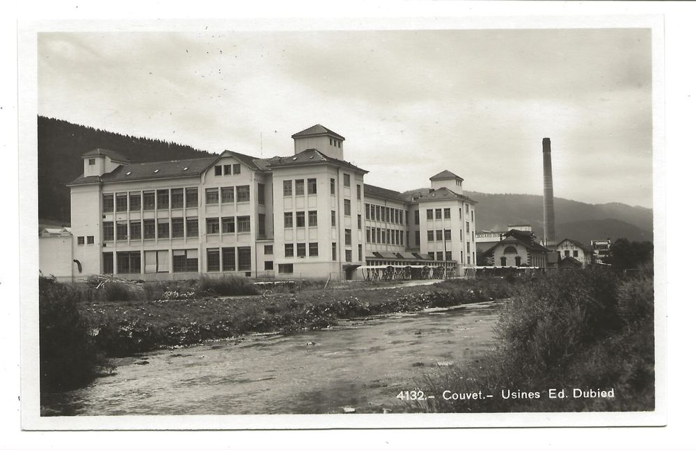 Couvet (NE) Val-de-Travers - Usines Ed. Dubied - Foto-AK (Gebraucht) in ...