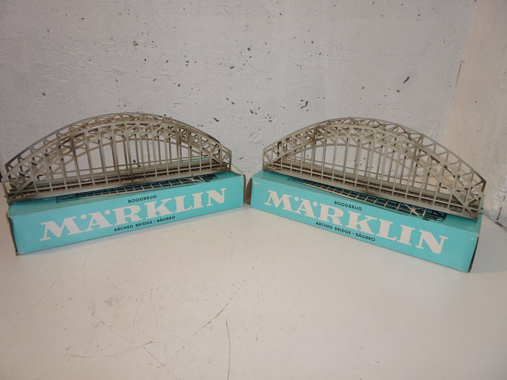 2 Märklin Metallbrücken Gleis HO 7163 (Gebraucht) in für CHF 20.9 – mit ...