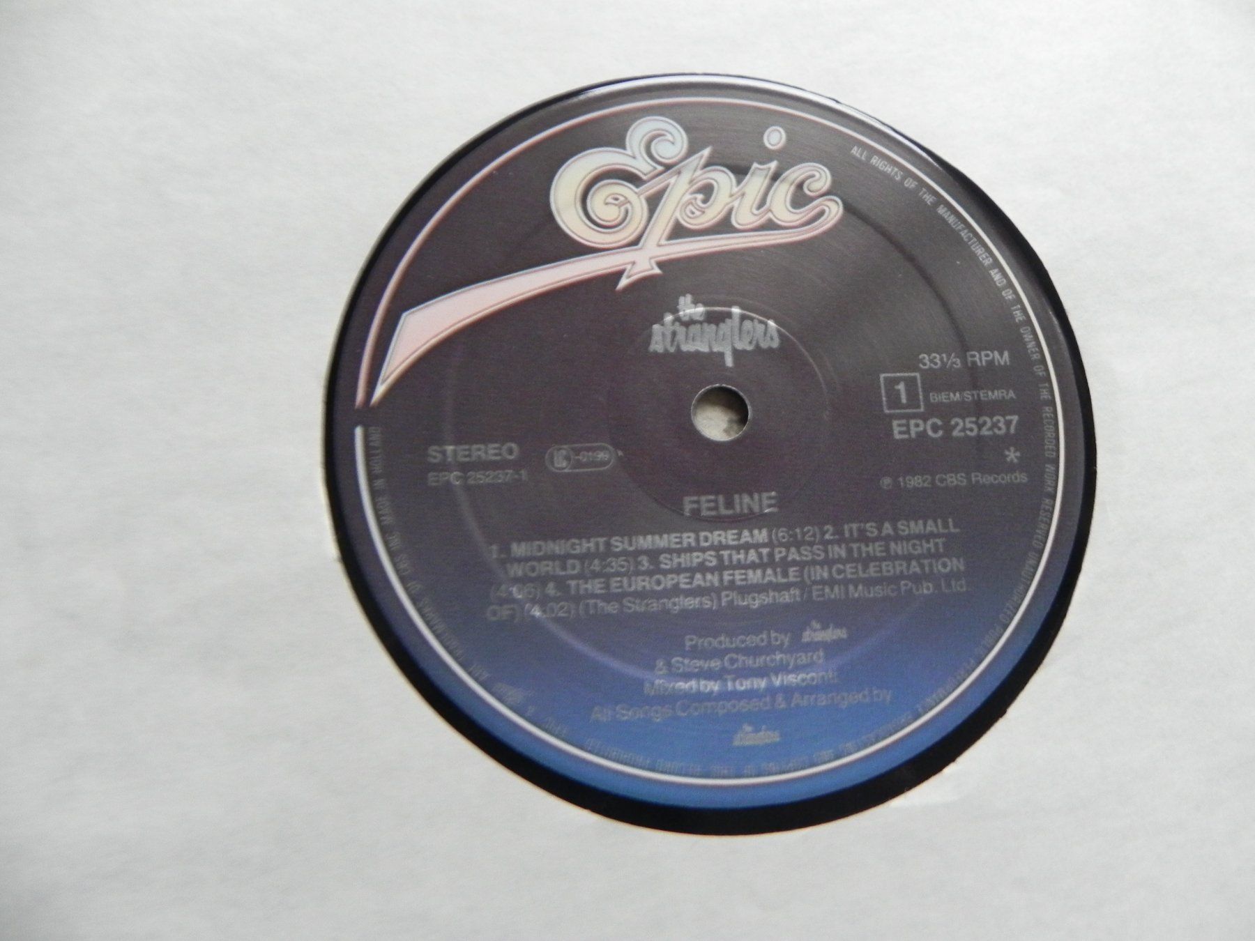 LP brit. New Wave Synth Pop Rock The Stranglers 1982 Feline (Gebraucht ...