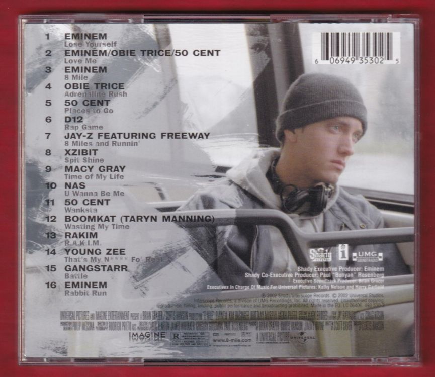 Music From And Inspired By The Motion Picture 8 Mile (CD) (Gebraucht ...