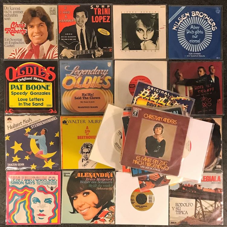 80 Stk Diverse 7''-Singles für Jukebox oder 7''-Sammler (Gebraucht) in ...