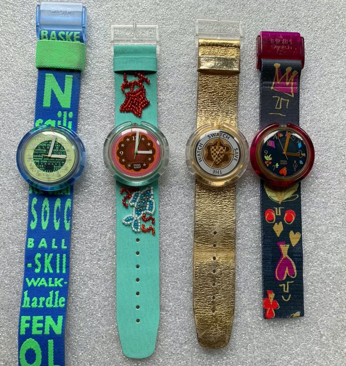SWATCH *POP SWATCH*LOT *5 STK. *Neuwertig GEM.BESCHREIBUNG | Kaufen auf ...