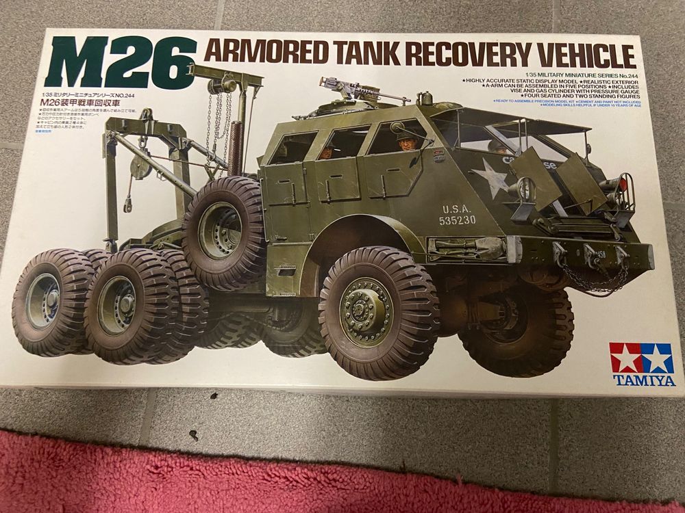 US ARMY M26 Armored Tank Recovery Vehicles (Neu und originalverpackt ...