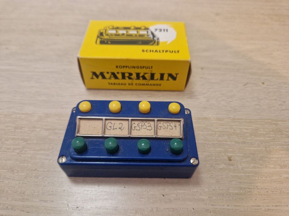 Märklin 7211 Schaltpult | Kaufen auf Ricardo