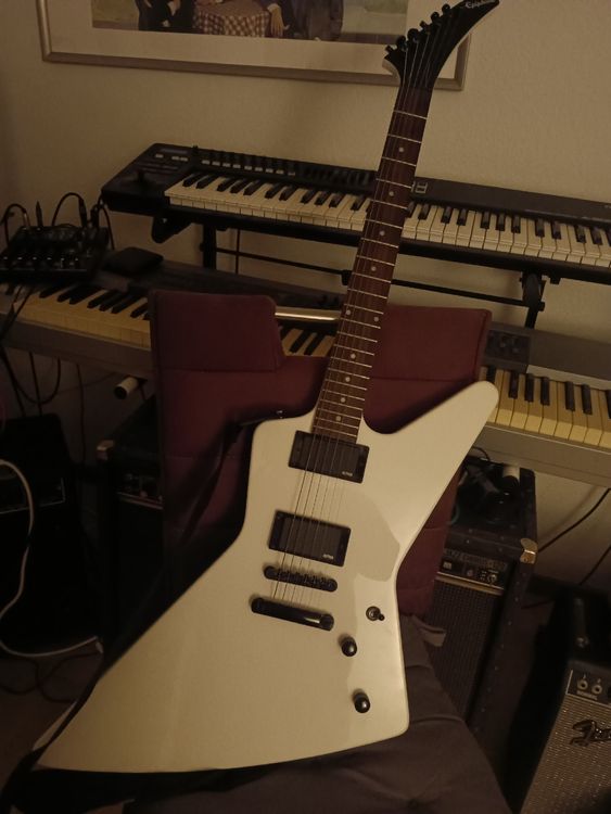 Epiphone 1984 Explorer EX Alpine White Metallica Hetfield (Gebraucht ...