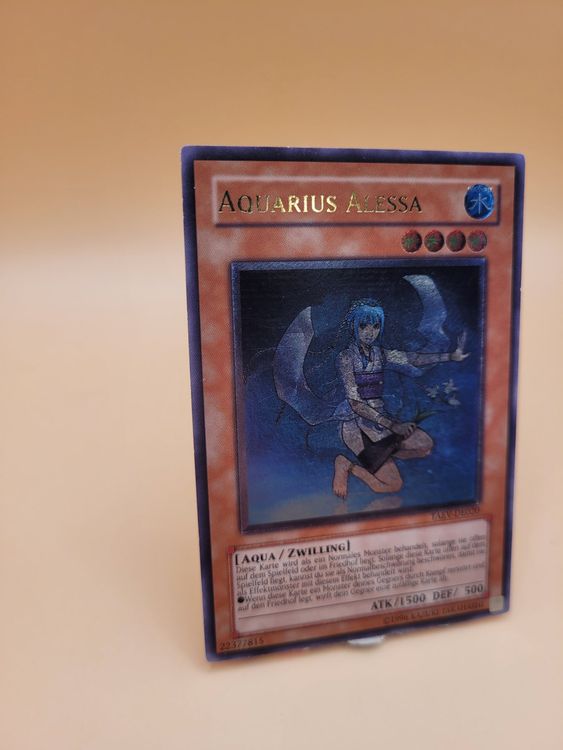 Aquarius Alessa Yu-Gi-Oh! Karte Ultimate Rare Tactical Evolu (Gebraucht ...