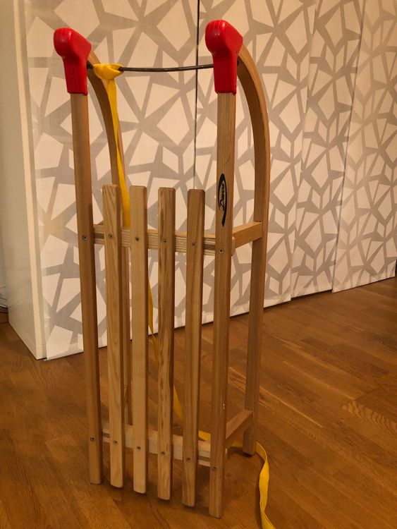 Davos Schlitten mit Kindersitz - Bereit für den Winter! (Gebraucht) in ...