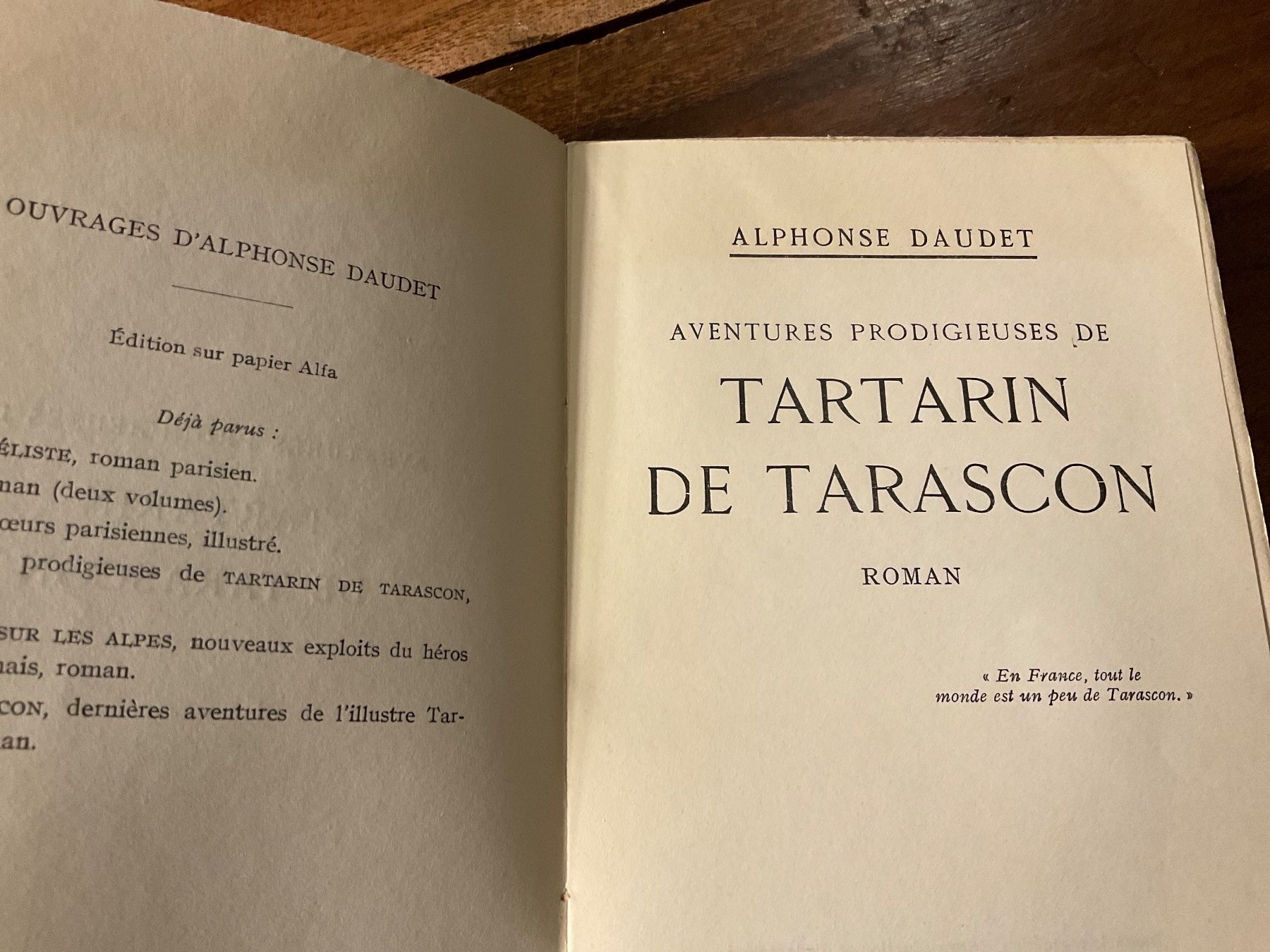 Tartarin de Tarascon, Alphonse Daudet - RARE! Classique (Gebraucht) in ...