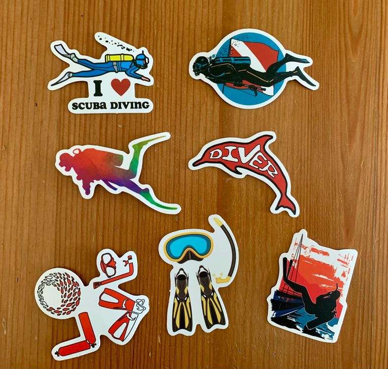 7x Sticker Tauchen Scuba Diving | Kaufen auf Ricardo