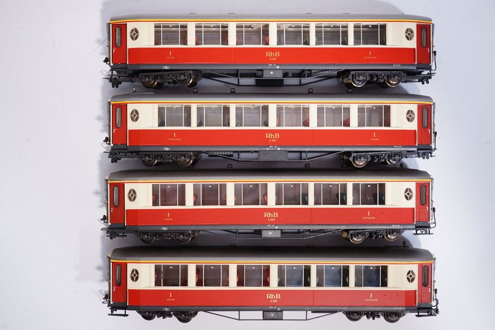4∑ Bemo 3272/S vier Salonwagen der RhB A1141 - 1144 | Kaufen auf Ricardo