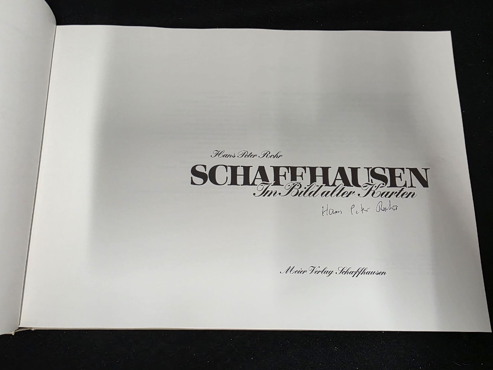 Schaffhausen im Bild alter Karten, Hans Peter Rohr Top (Gebraucht) in ...