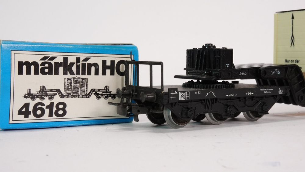 4ø Märklin 4618 Schwerlastwagen mit Holzkiste | Kaufen auf Ricardo
