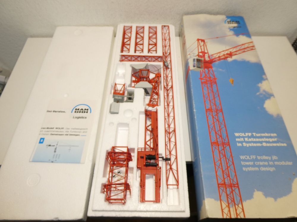 Wolff Kran Modell MAN GHN Turmrehkran 1:87 (Gebraucht) in Luzern für ...