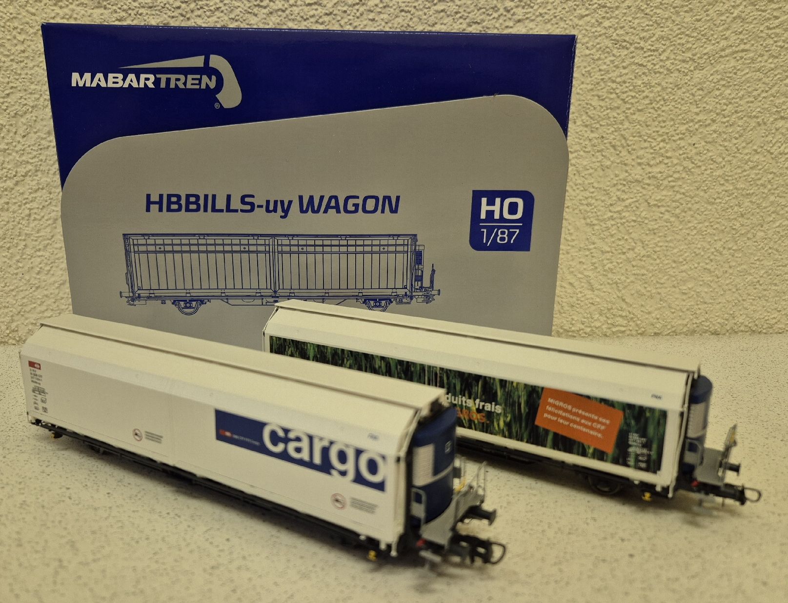 Mabar 87515 Set de 2 wagons CFF Hbbills-uy CC (Gebraucht) in Marin ...