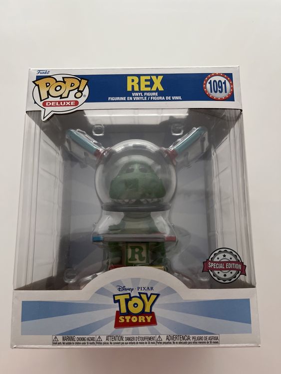 Figurine Funko Pop Rex Toy Story Deluxe 1091 NEUF (Neu und ...