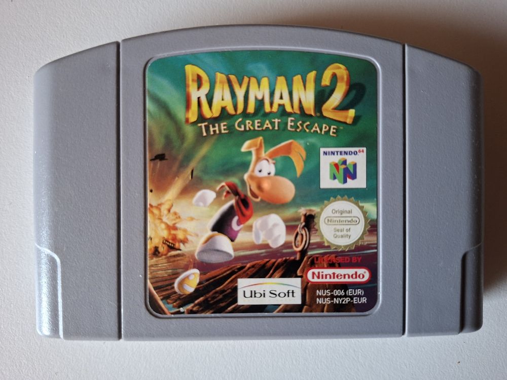 Rayman 2 The Great Escape - Nintendo 64 (D'occasion) à Villeneuve VD ...