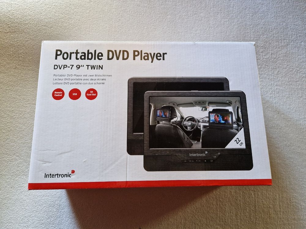 Portable DVD Player Intertronic 9" TWIN (Gebraucht) in für CHF 17 – mit Lieferung auf Ricardo kaufen