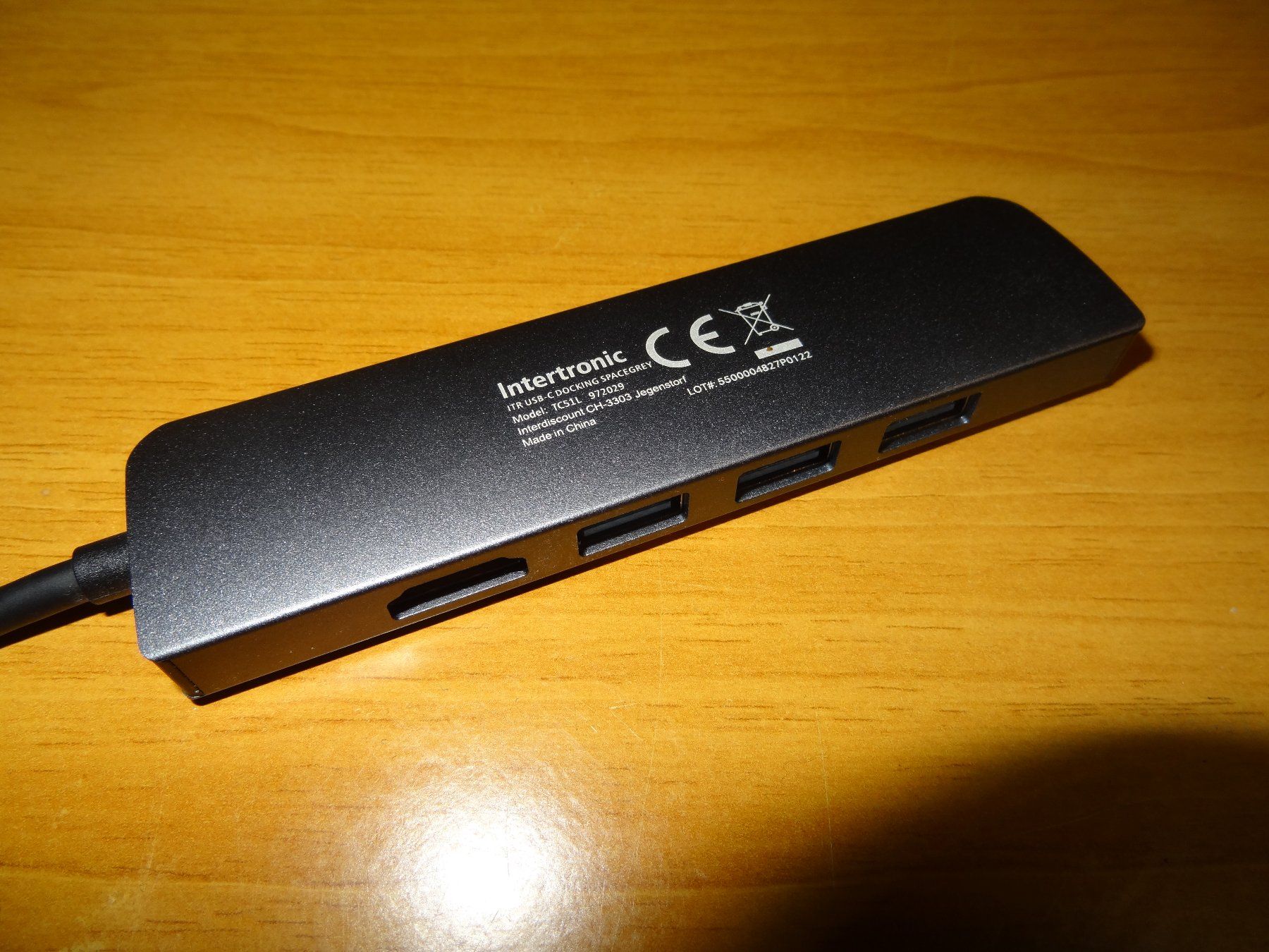 Intertronic USB-C Hub mit HDMI und USB 3.0 Anschlüssen (Gebraucht) in ...