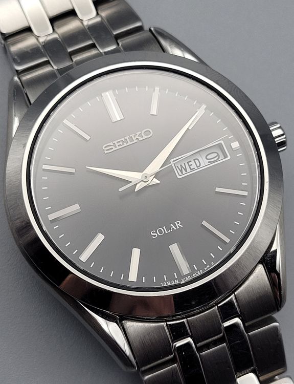 SEIKO SOLAR QUARTZ 38MM FULL SET | Kaufen auf Ricardo