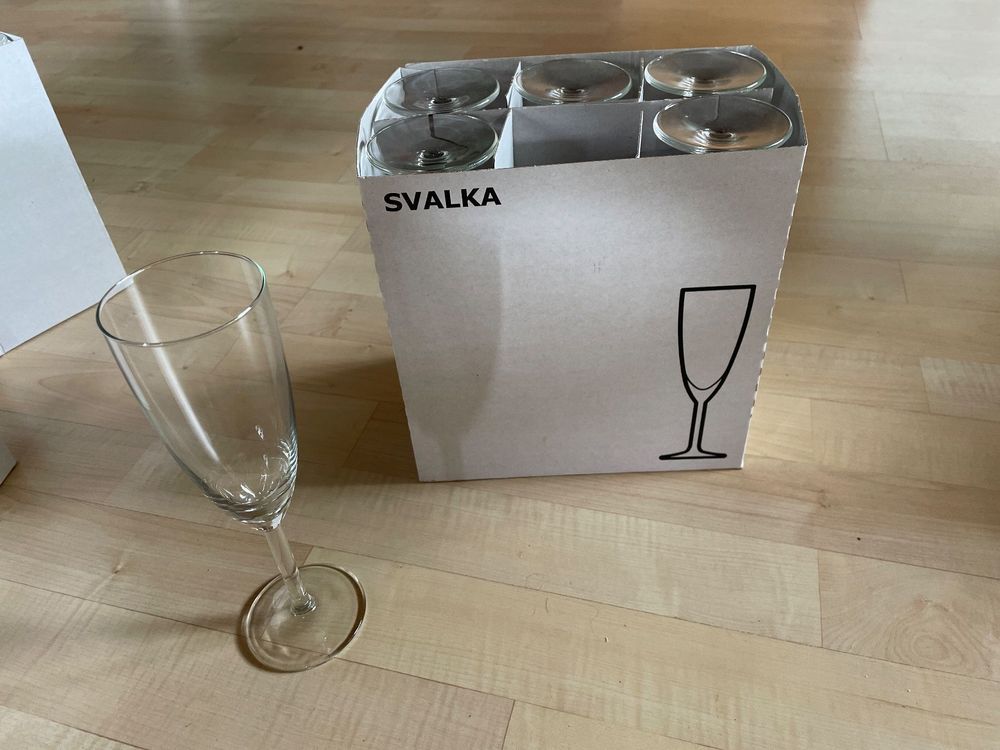Gläser Svalka Ikea, 23x Sekt, 24x Wein | Kaufen auf Ricardo