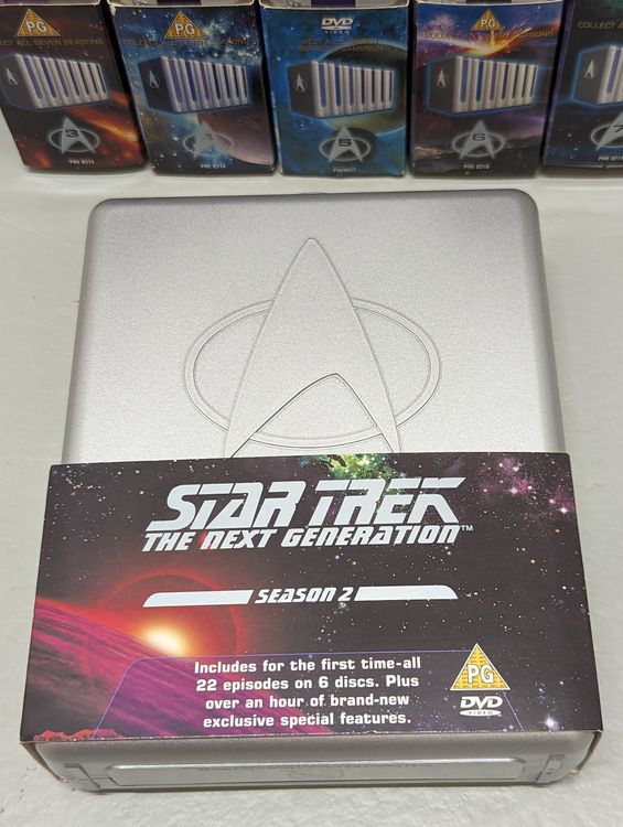 Star Trek "The Next Generation" TNG DVD Box-Set Staffel 2-7 (Gebraucht ...