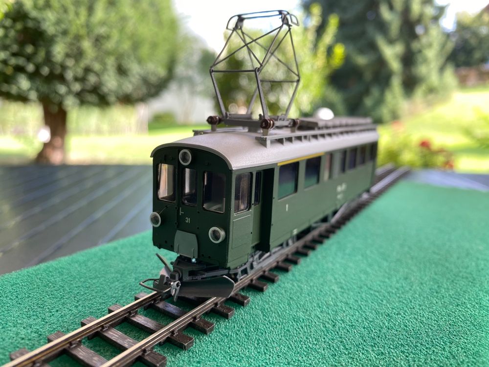 Bemo RhB ABe 4/4 31 grün Berninatriebwagen H0m | Kaufen auf Ricardo