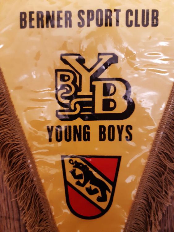Vintage Wimpel BSC Young Boys 39 x 28cm, YB Bern (Gebraucht) in Basel für CHF 35 – mit Lieferung ...