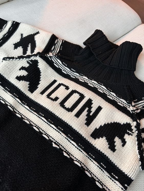 DSQUARED2 Icon Rollkragenpullover schwarz weiss (Neu (gemäss Beschreibung)) in Wettingen für CHF ...