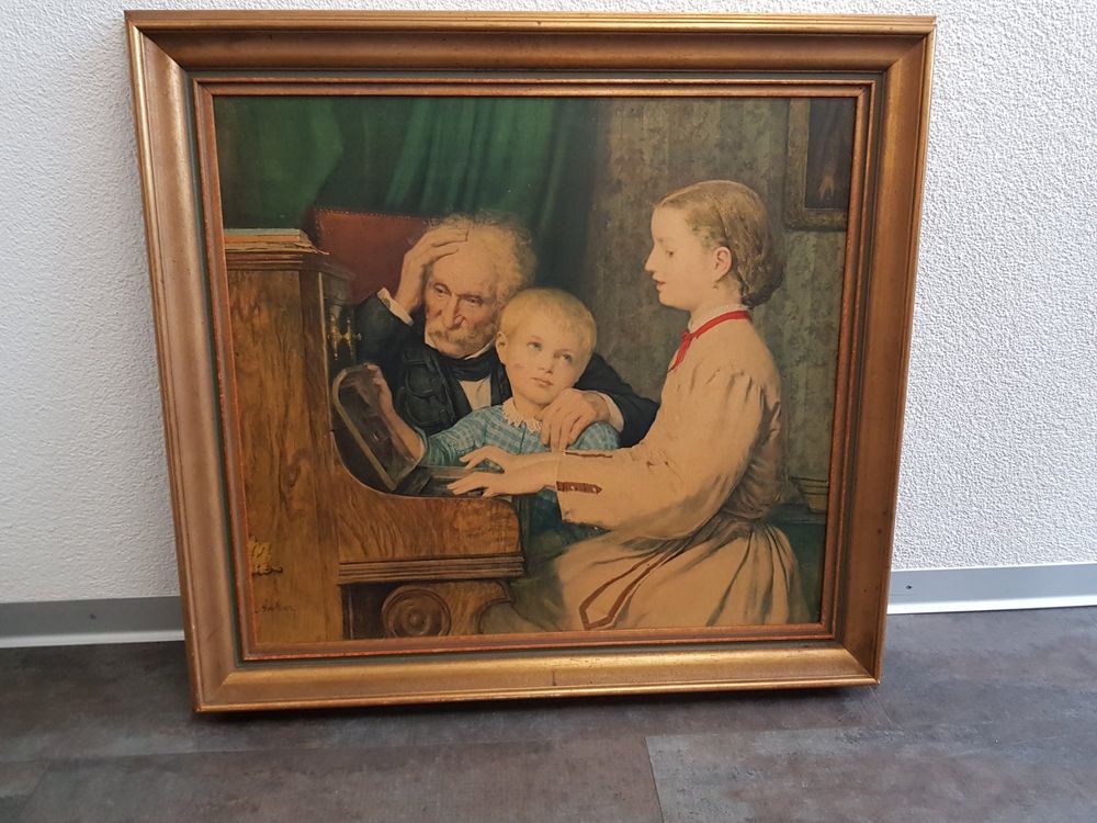 Gemälde von Anker mit Rahmen "Die Verbannten" Druck (Gebraucht) in ...