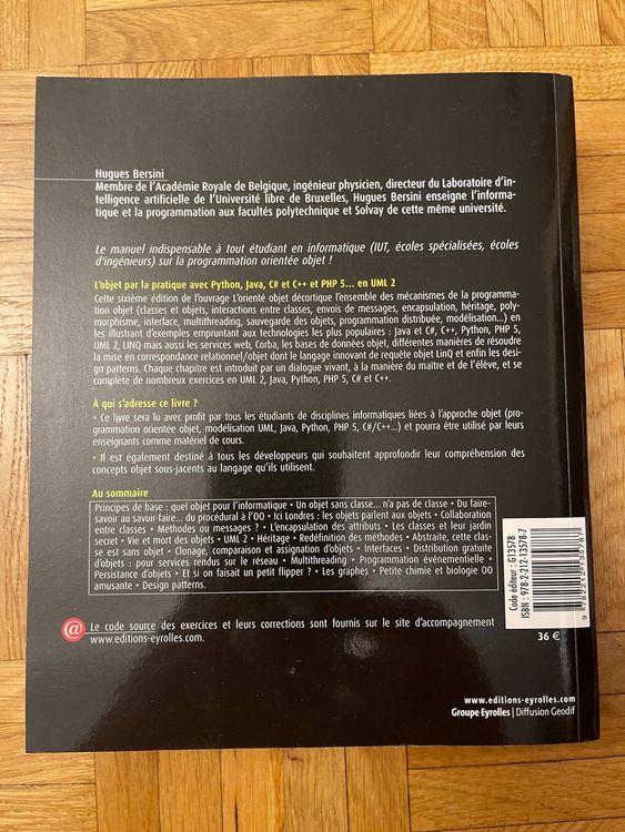 La Programmation Orientée Objet Cours Et Exercices 6ème Ed Kaufen Auf Ricardo