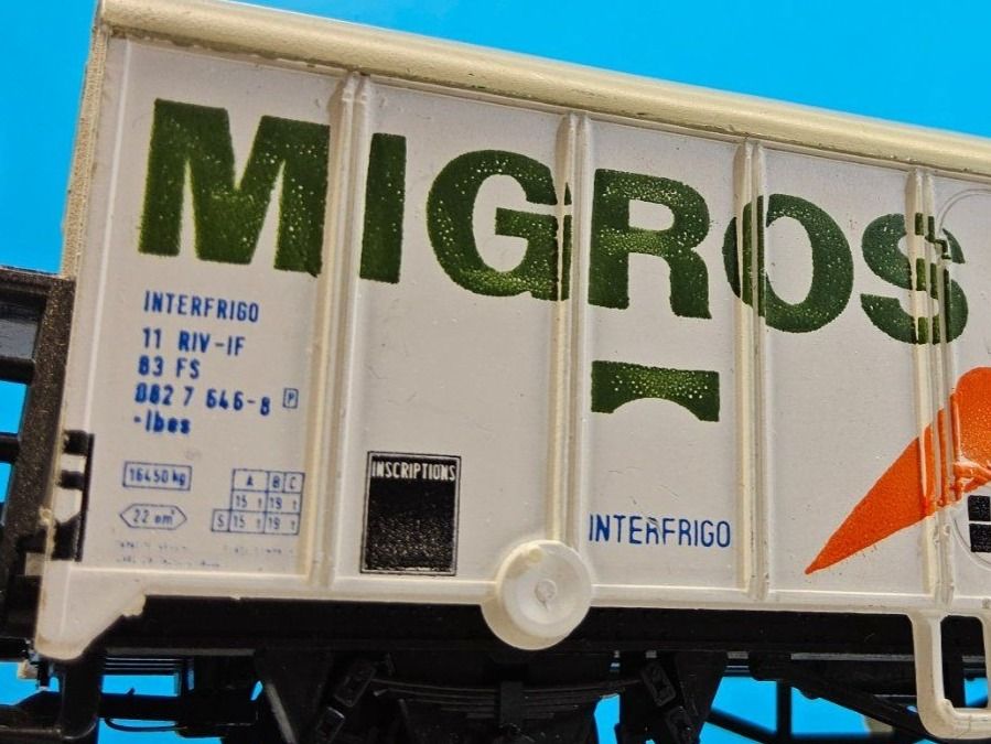 Liliput 224 30 _ FS Migros Kühlwagen _ Interfrigo _ Spur H0 (Gebraucht ...