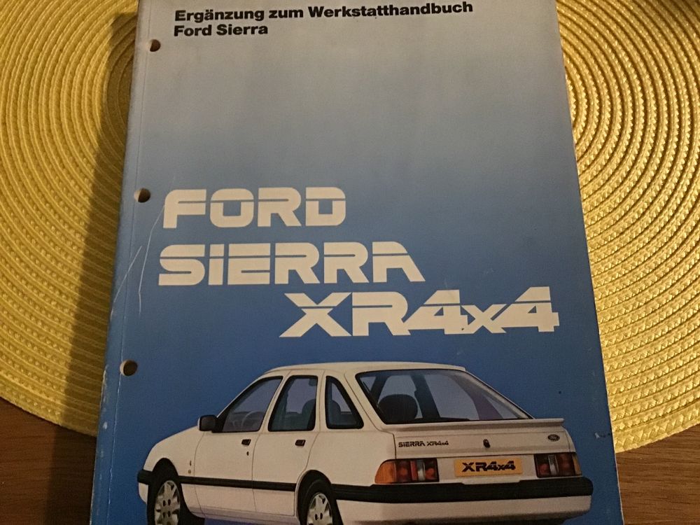 Ford Sierra XR4x4 Werkstatthandbuch 186 Seiten März 1985 | Kaufen auf Ricardo