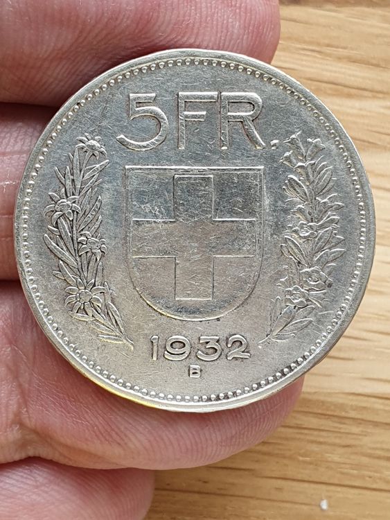 5 FRANKEN 1932 top qualité | Kaufen auf Ricardo