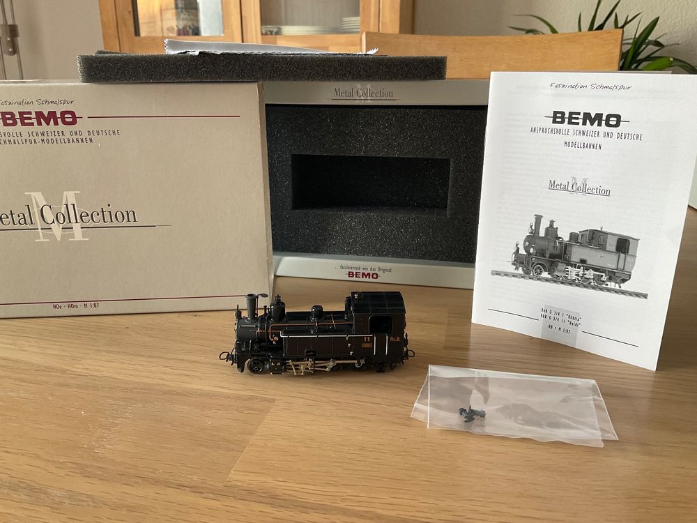 Locomotive Heidi Bemo RhB HOm (Neu (gemäss Beschreibung)) in Arzier-Le ...