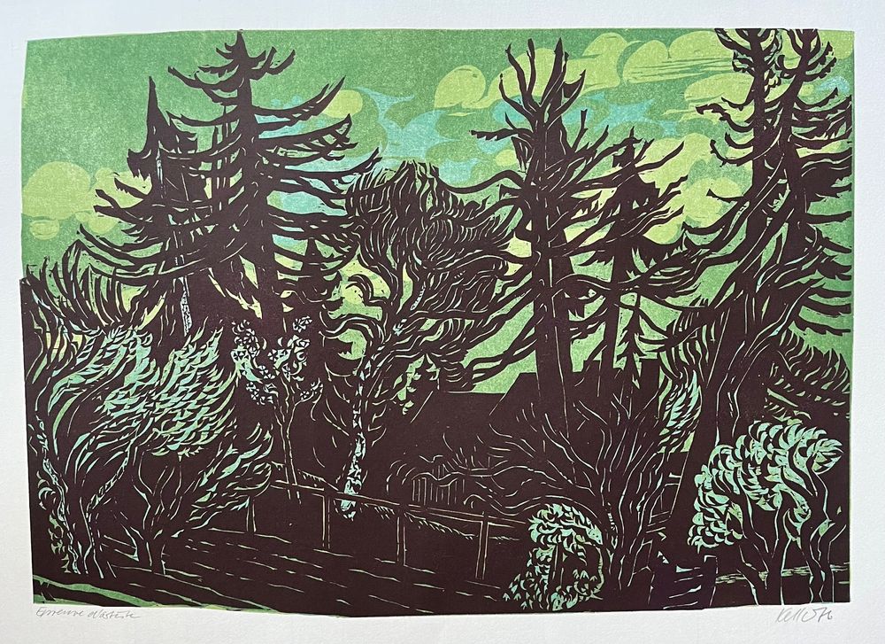 Heinz Keller (1928) Grosse Lithographie Handsigniert (Gebraucht) in Hochdorf für CHF 45 – mit ...