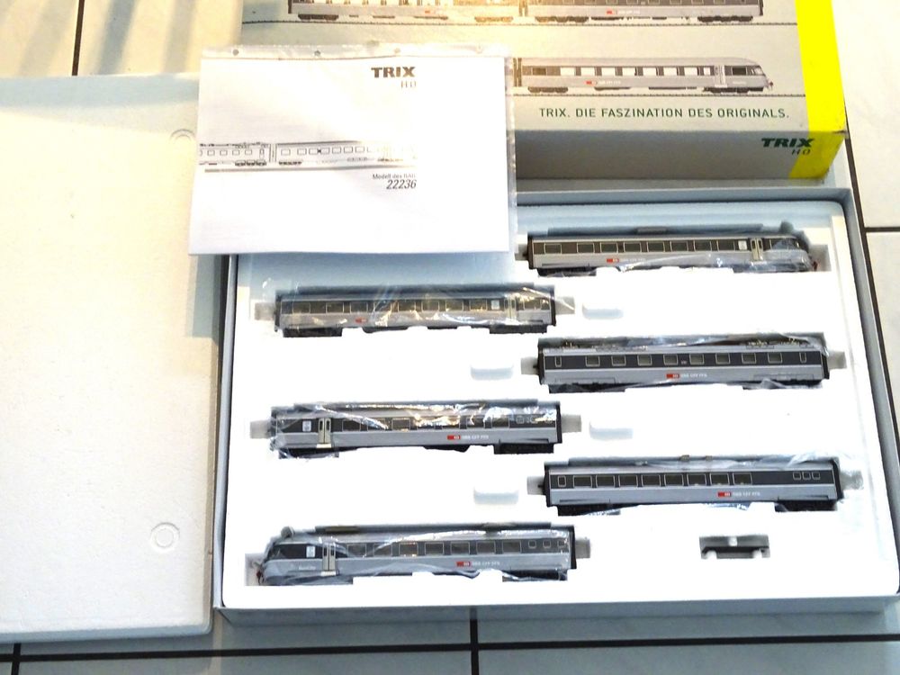 Trix 22236 RABe SBB Graue Maus, Digital/Sound, H0,GS/DC,OVP (Neu ...