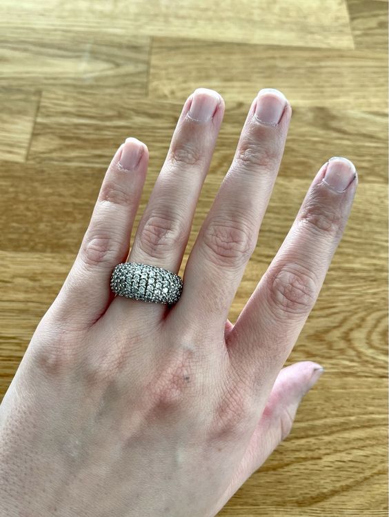 925 Ring mit Goldener Farbe | Acheter sur Ricardo