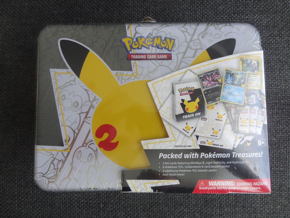 Pokémon 25th Celebrations Collector Chest / Lunch Box NEU - | Kaufen ...