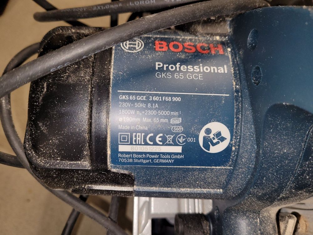 Bosch Handkreissäge GKS 65 GCE Professional | Kaufen auf Ricardo