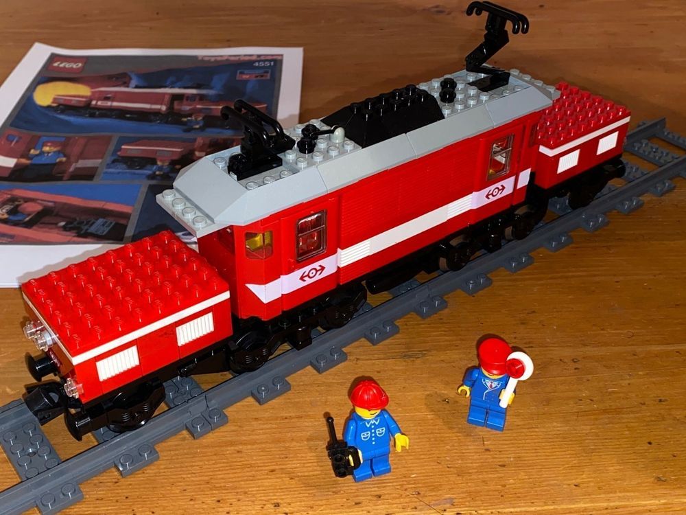 AEMA 100180 Lego 4551 Lokomotive Krokodil 9V Portofrei (Gebraucht) in ...