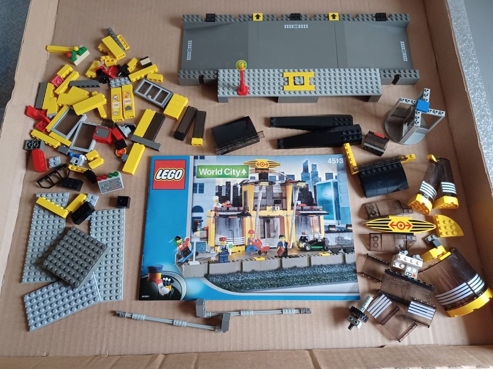 Bauanleitung Lego World City Bahnhof 4513 + Zubehör | Kaufen auf Ricardo