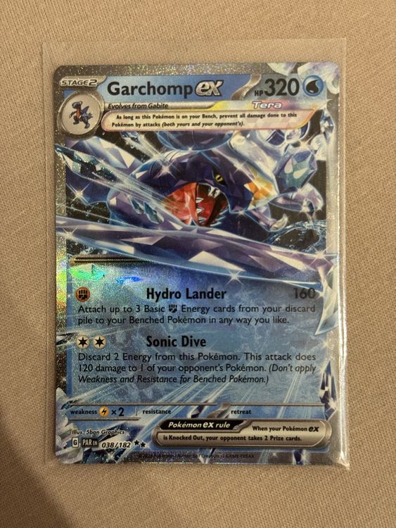 Pokémon Garchomp ex 038/182 Paradox Rift (Neu (gemäss Beschreibung)) in ...