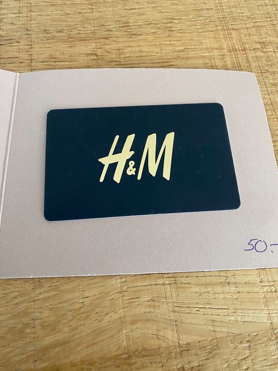 H&M Geschenkkarte mit 50 Franken (Neu und originalverpackt) in Leuzigen für CHF 43 – mit ...